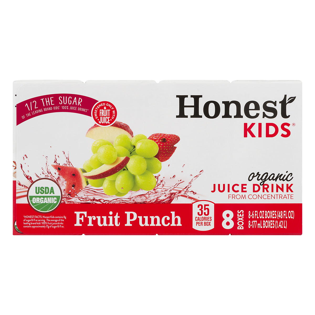 Honest Kids, Organic Fruit Punch Juice Drink, 8-6oz Boxes – Highlands ...