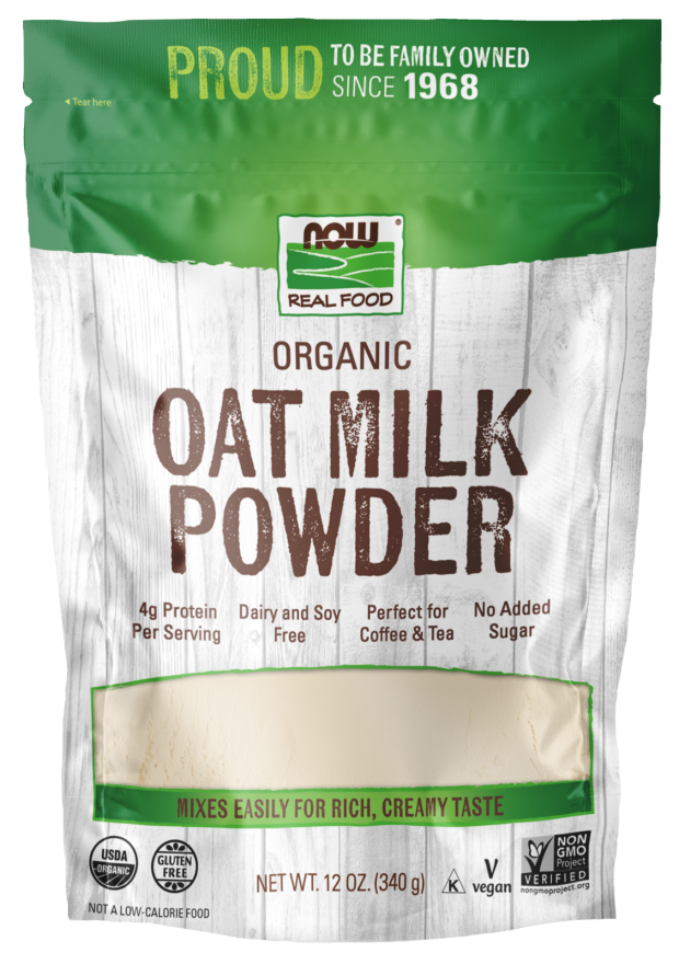 Now Organic Oat Milk Powder 12 oz – Highlands Organic Market